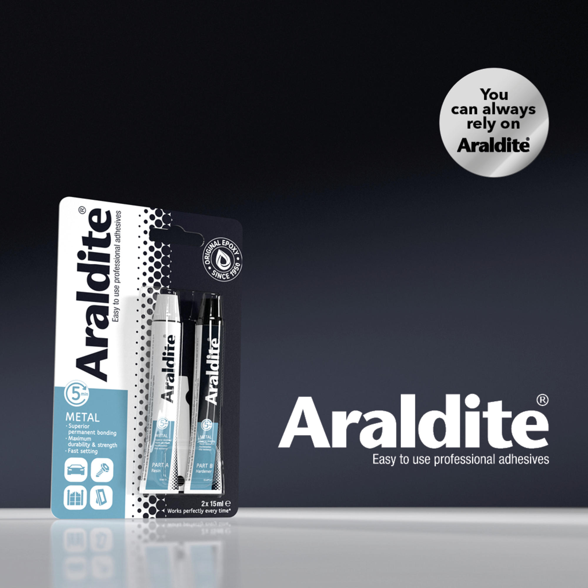 Araldite® Metal 2x15ml | Strong Adhesive For Metal