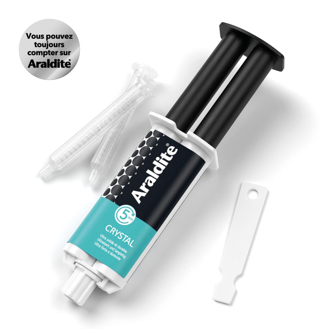 Araldite® Crystal 24 ml | Adhésif puissant et invisible