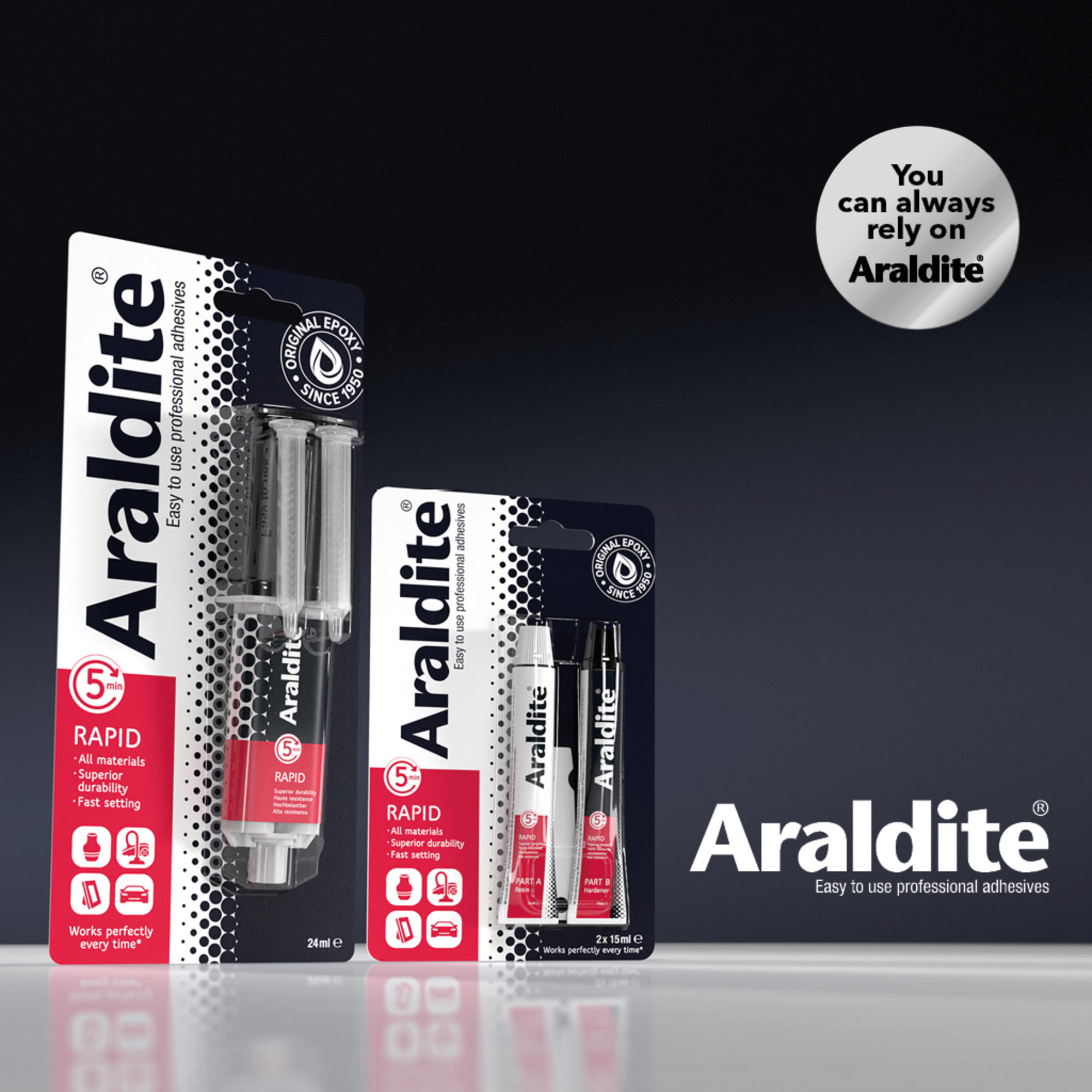 Araldite® Rapid Strength 2x15ml | Fast Setting Adhesive