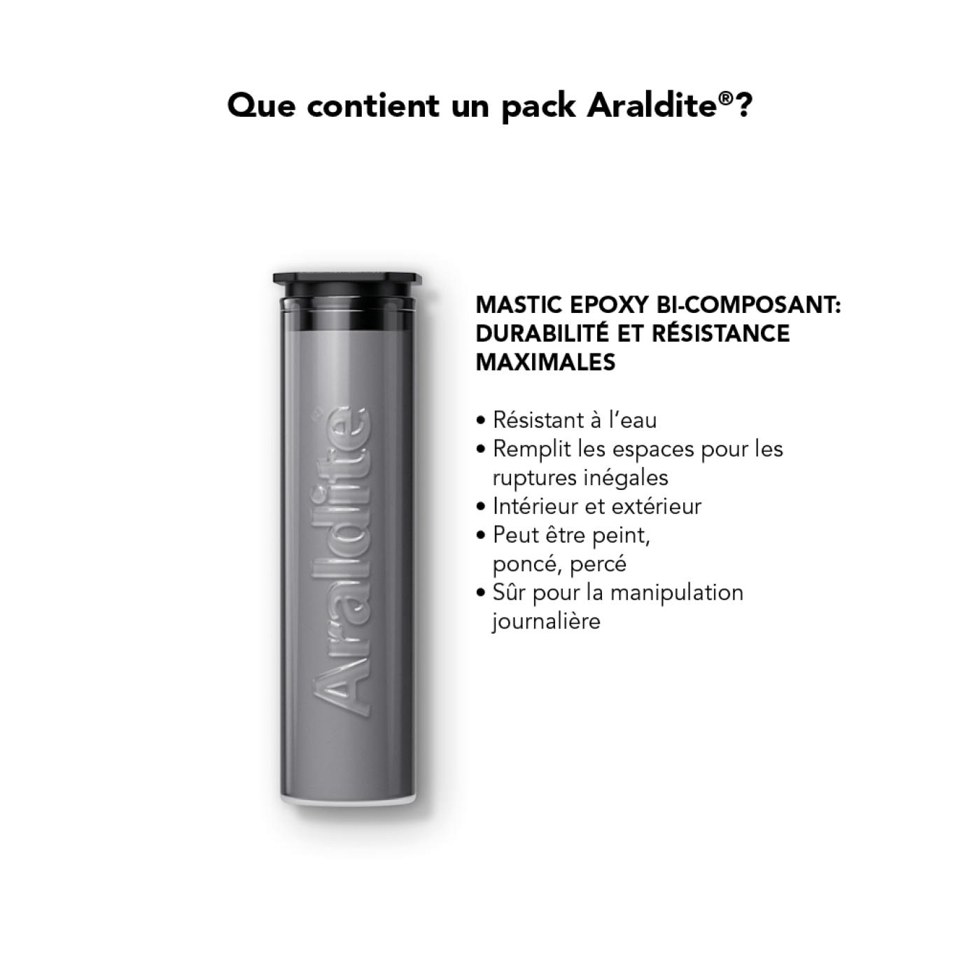Araldite® Repair Putty 50 g | Mastic résistant