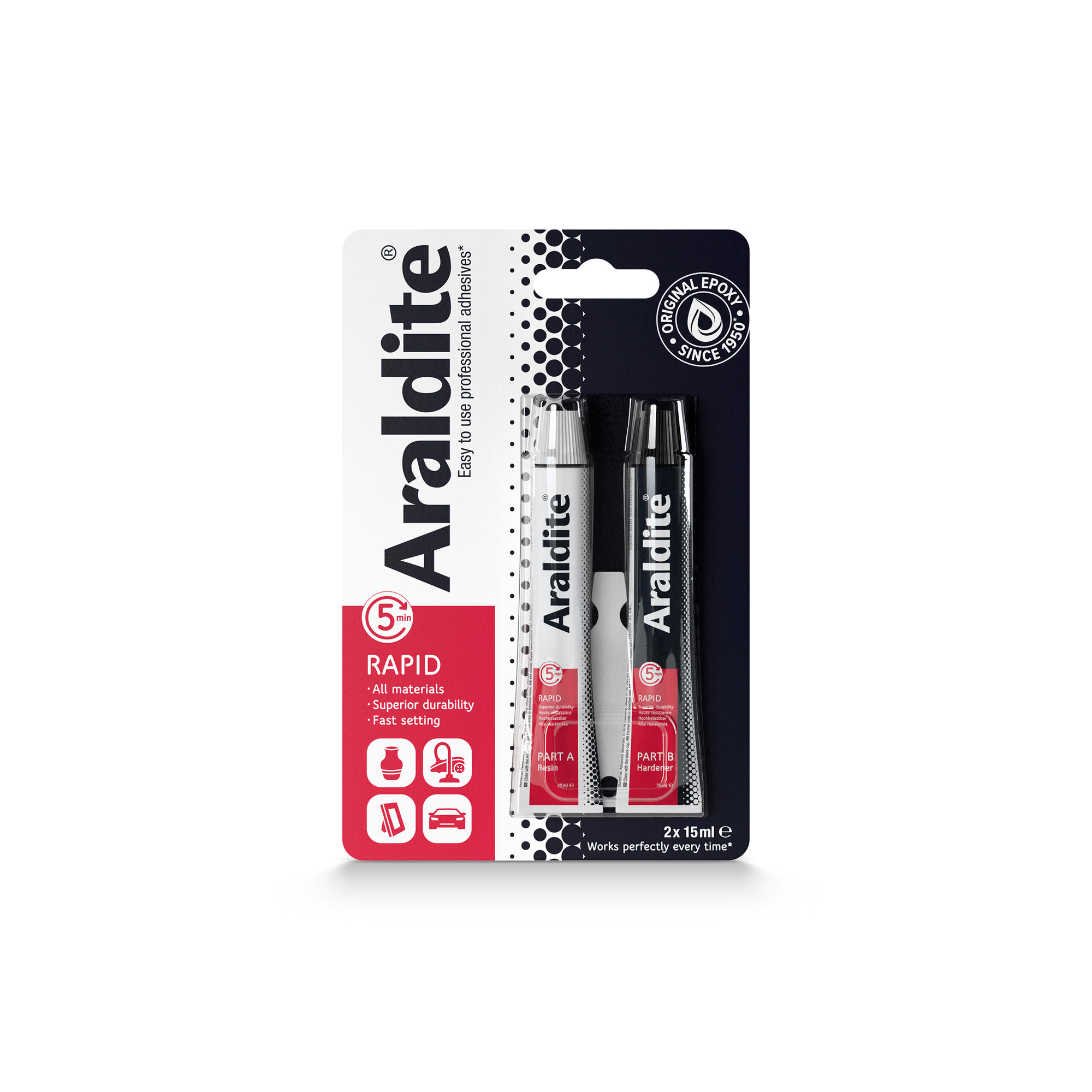Araldite® Rapid Strength 2x15ml | Fast Setting Adhesive